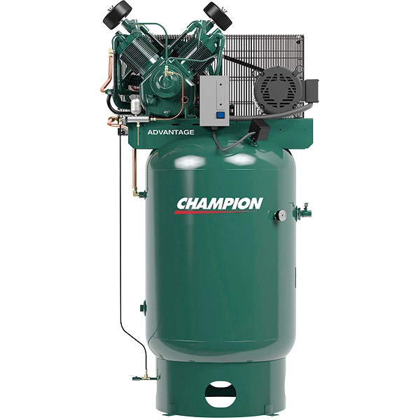 Champion® 10HP 2-Stage 120-Gal Vertical Air Compressor - TP Tools ... Champion® 10HP 2-Stage 120-Gal Vertical Air Compressor - TP Tools ...