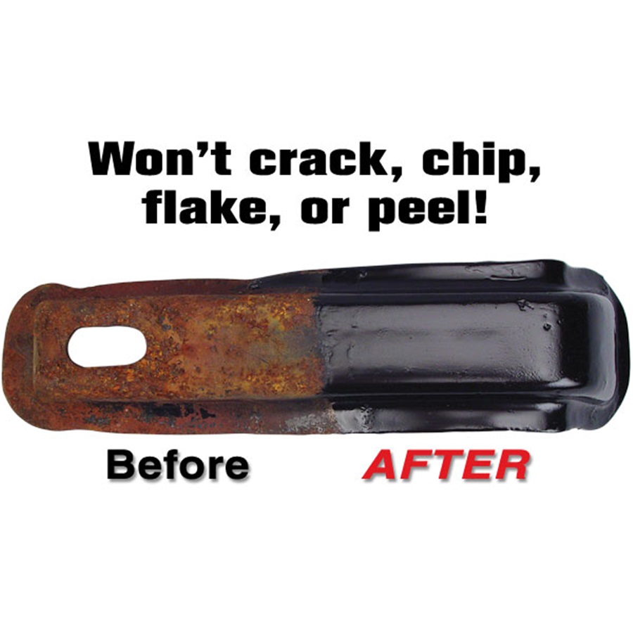 TP Tools® RUST COVER PAINT - Satin Black, Qt - TP Tools & Equipment