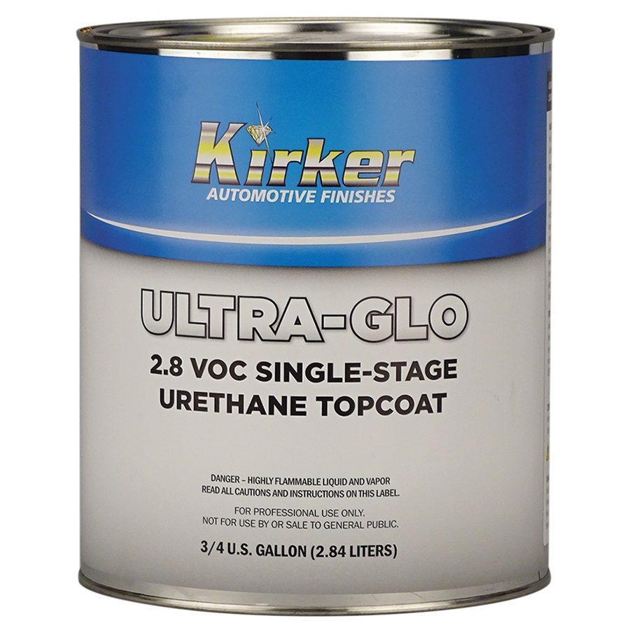 Kirker ULTRA-GLO Single-Stage Urethane Topcoat - Performance Red, .75 ...