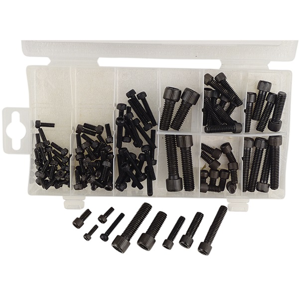 GRIP 106-Pc Hex Cap Screw Assortment - TP Tools & Equipment