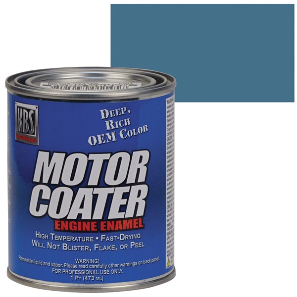 KBS Motor Coater Engine Enamel - Pontiac Light Blue, Pint - TP Tools ...