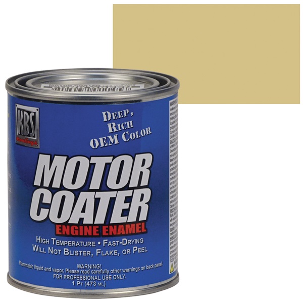 KBS Motor Coater Engine Enamel - Olds Gold, Pint - TP Tools & Equipment