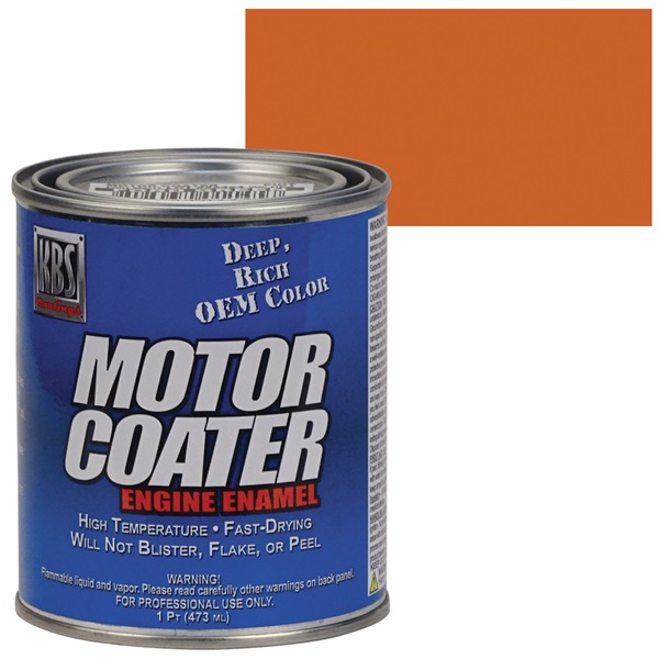 KBS Motor Coater Engine Enamel - Street Hemi Orange, Pint - TP Tools ...