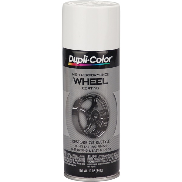 Dupli-Color® Wheel Paint - White, 12 oz - TP Tools & Equipment