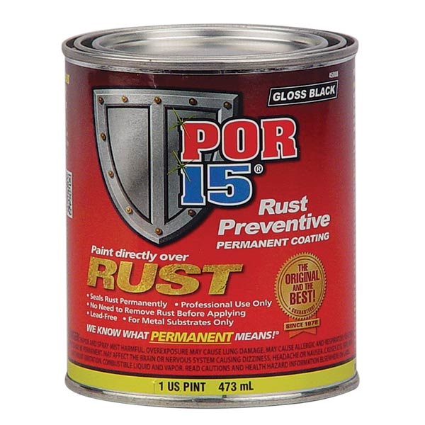 POR-15® Rust Preventive Paint - Gloss Black, Pint - TP Tools & Equipment
