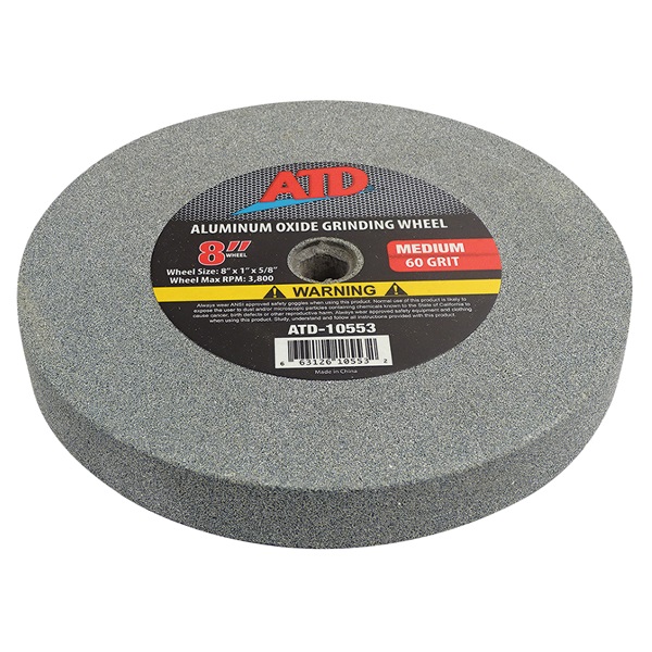 ATD 8" Grinding Wheel - Medium Grit - TP Tools & Equipment