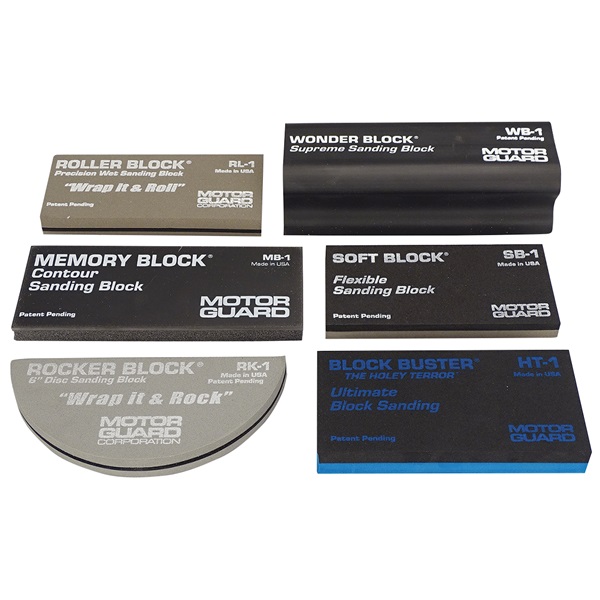 Motor Guard AP-2 6-Pc Sanding Block Kit - TP Tools & Equipment