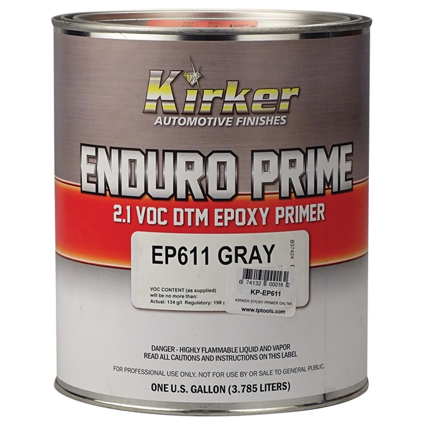 Kirker 2.1 VOC Enduro Prime Epoxy Primer (2K) DTM - Gray, Gal - TP ...