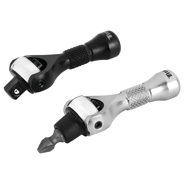 Titan™ 1/4" Drive Nano Swivel Ratchet and Ratcheting Bit Driver Set ...