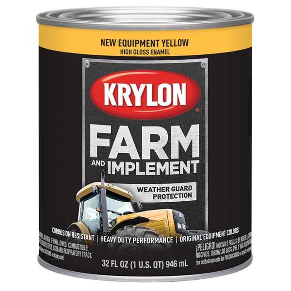 Krylon® Farm & Implement Paint - New Equipment Cat Yellow, Qt - TP ...