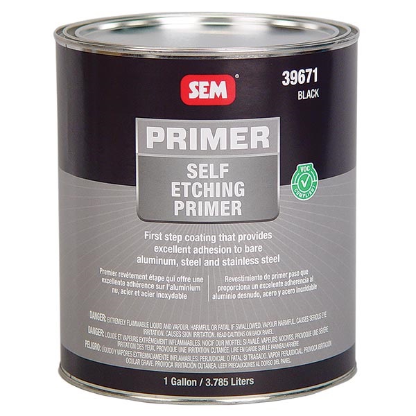 SEM® Self-Etch Primer (1K) - Black, Gallon - TP Tools & Equipment