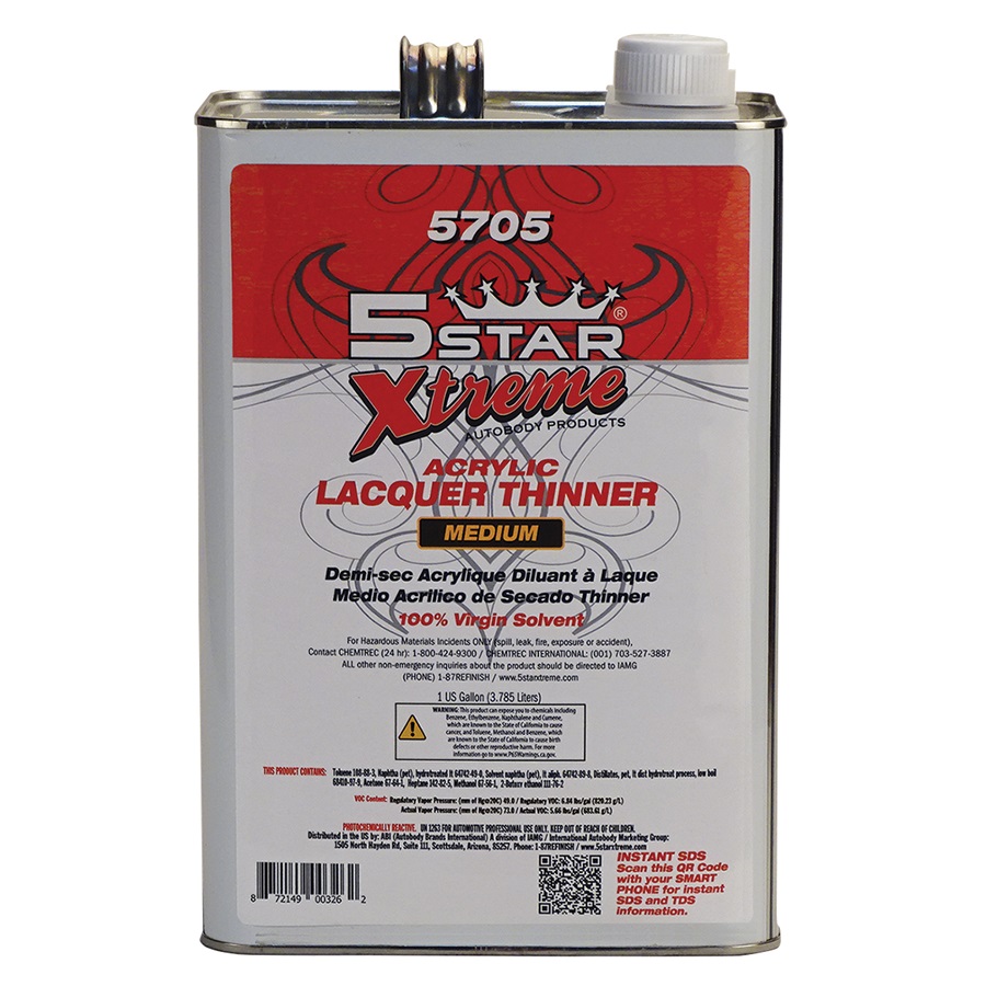 5STAR® Acrylic Lacquer Thinner - Medium Dry, Gal - TP Tools & Equipment
