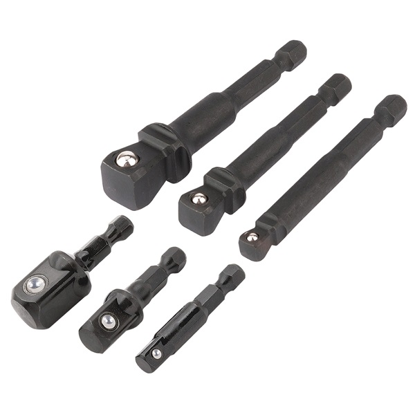 Titan™ 6-Pc Stubby & Wobble Socket Adapter Set - TP Tools & Equipment